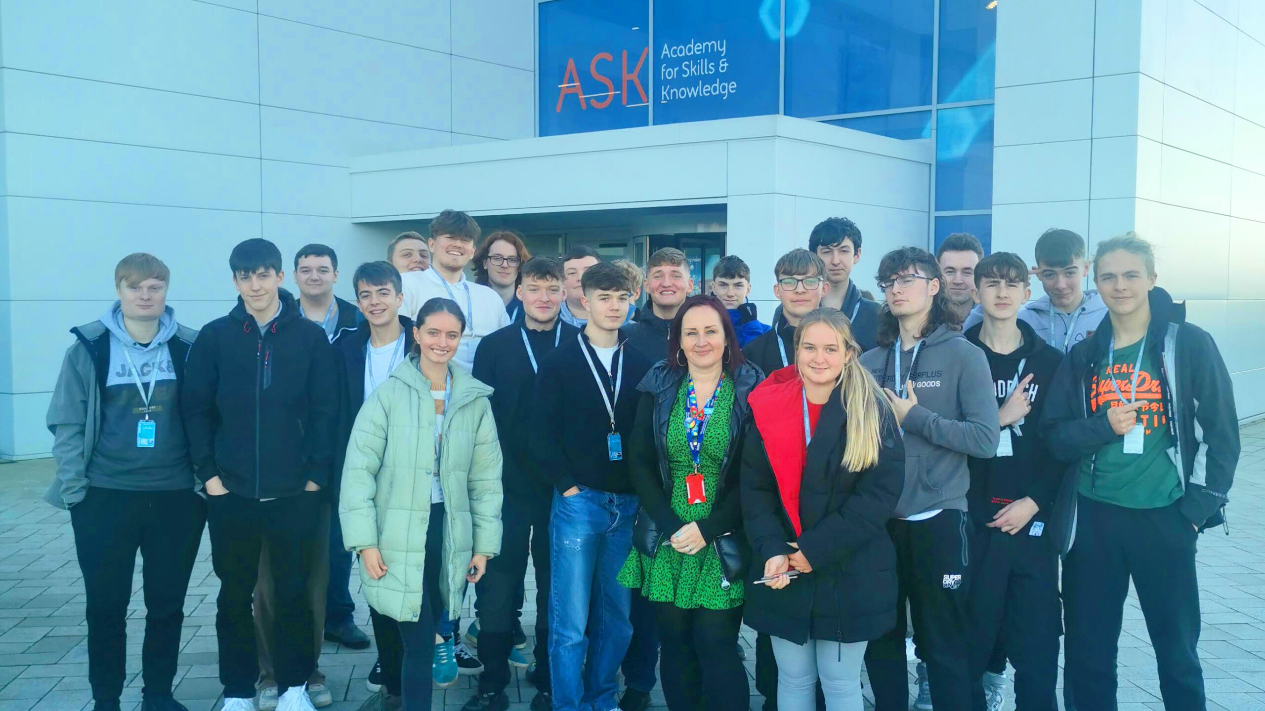 T Level students land at BAE in Samlesbury — Runshaw College